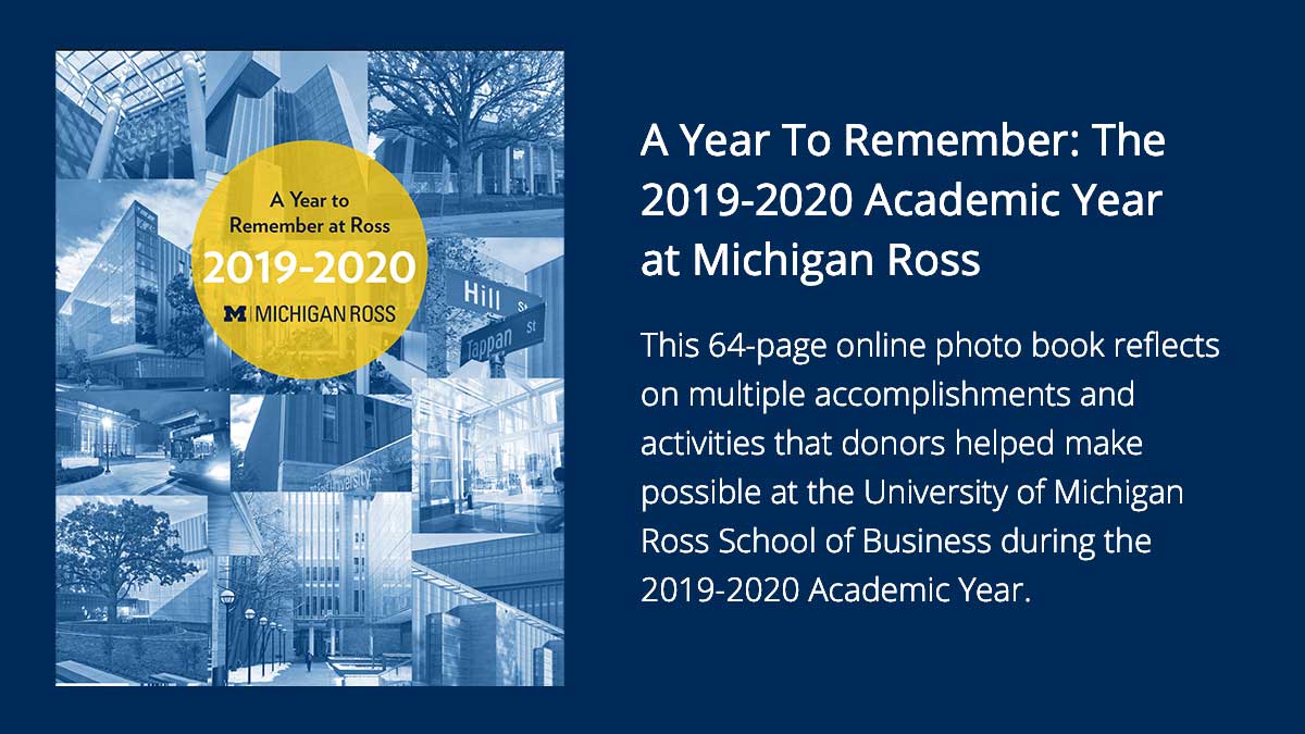 Giving | Michigan Ross