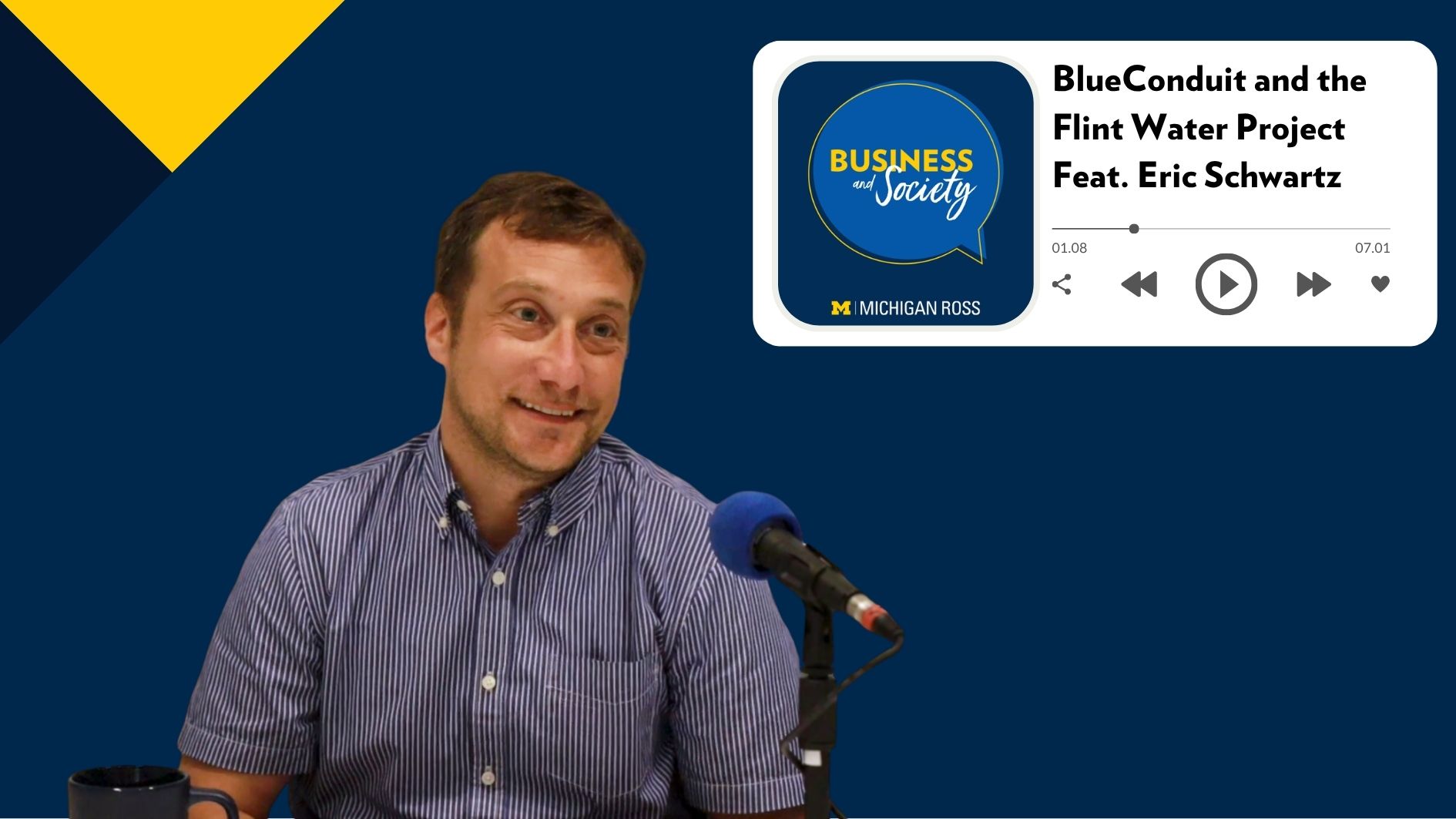 Episode 401 — BlueConduit and the Flint Water Project | Michigan Ross
