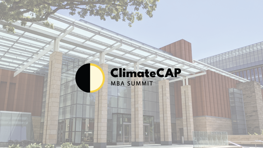 Michigan Ross Hosts 2024 ClimateCAP MBA Summit This Weekend | Michigan Ross